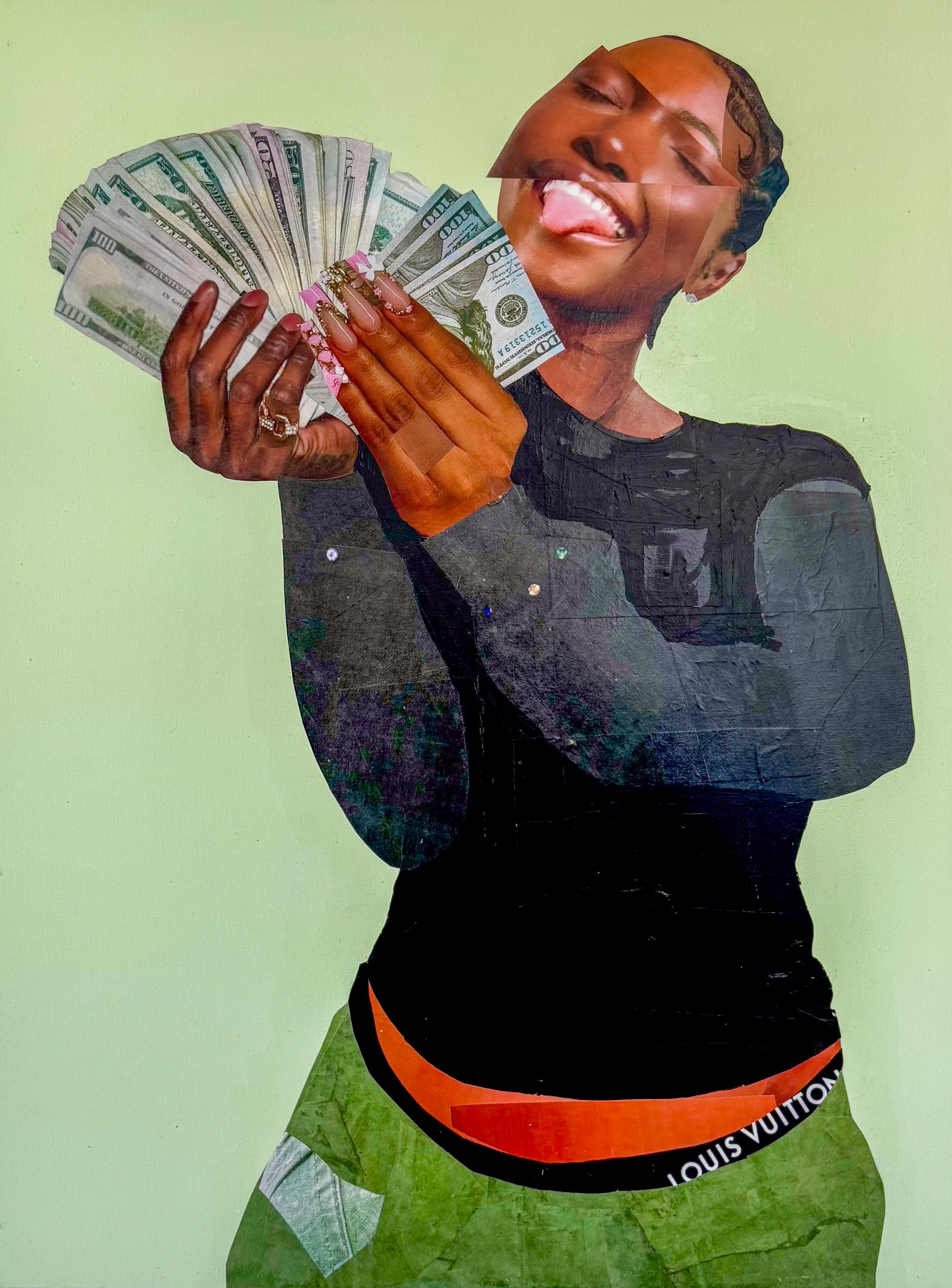 Tyreek Morrison, Having Her Way, 2025. | Alday Hunken Gallery
